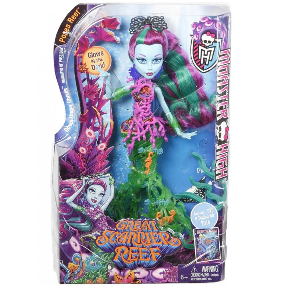 Monster High Great Scarrier Reef Posea Reef DHB48